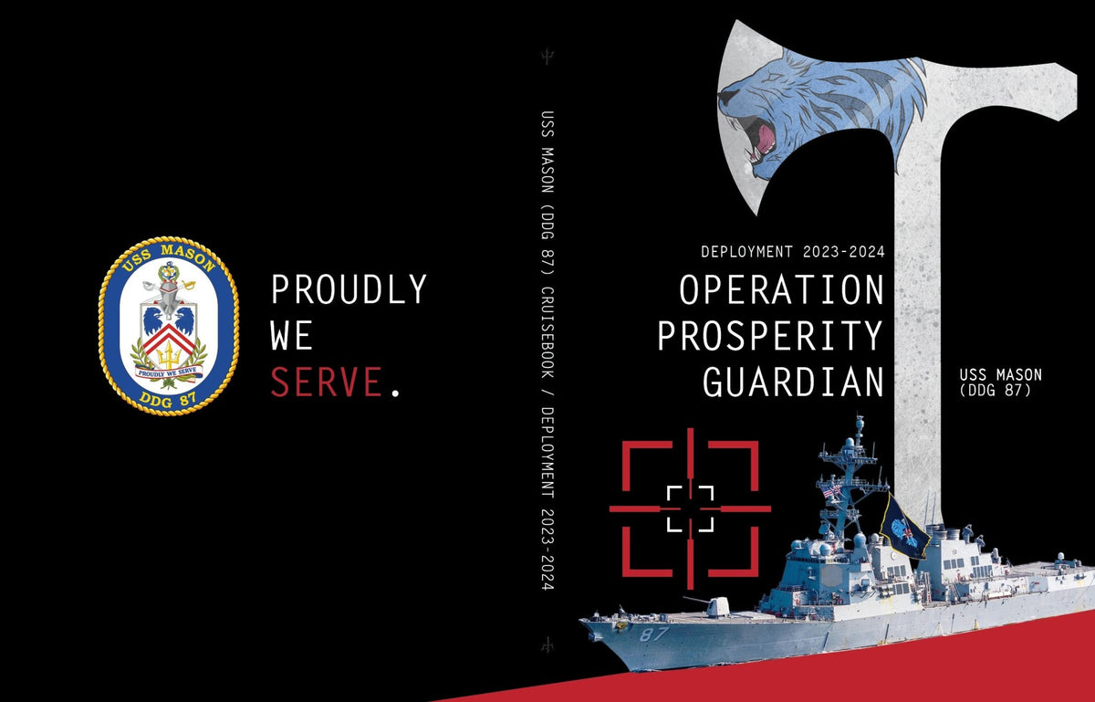 USS Mason (DDG 87) 2023-2024 Deployment Cruisebook – Bluewater Publishing